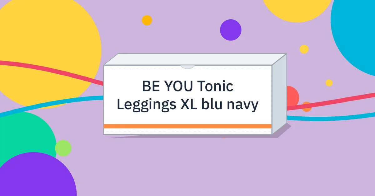 Symbolbild: Packung mit der Aufschrift BE YOU Tonic Leggings XL blu navy (PZN 20376546) – Verfügbarkeit und Bezug in Apotheken in Frankfurt am Main