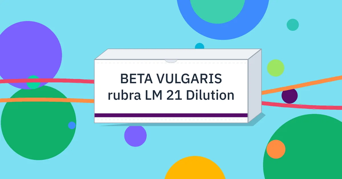 Symbolbild: Packung mit der Aufschrift BETA VULGARIS rubra LM 21 Dilution (PZN 13385237) – Verfügbarkeit und Bezug in Apotheken in Frankfurt am Main