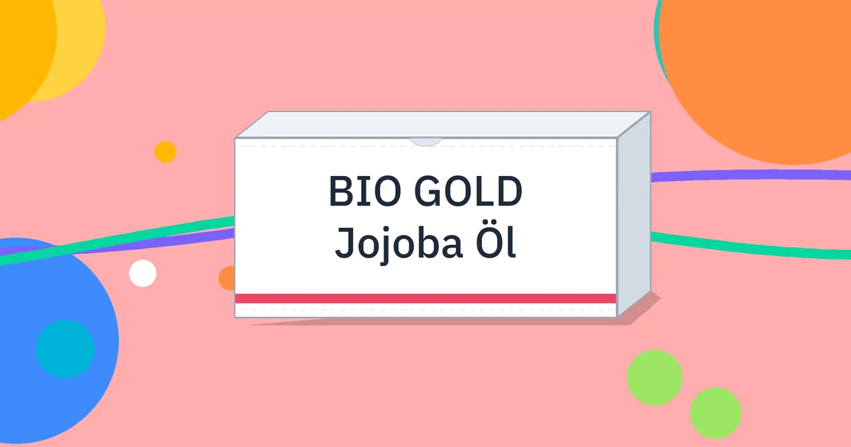 Symbolbild: Packung mit der Aufschrift BIO GOLD Jojoba Öl (PZN 03839594) – Verfügbarkeit und Bezug in Apotheken in Frankfurt am Main