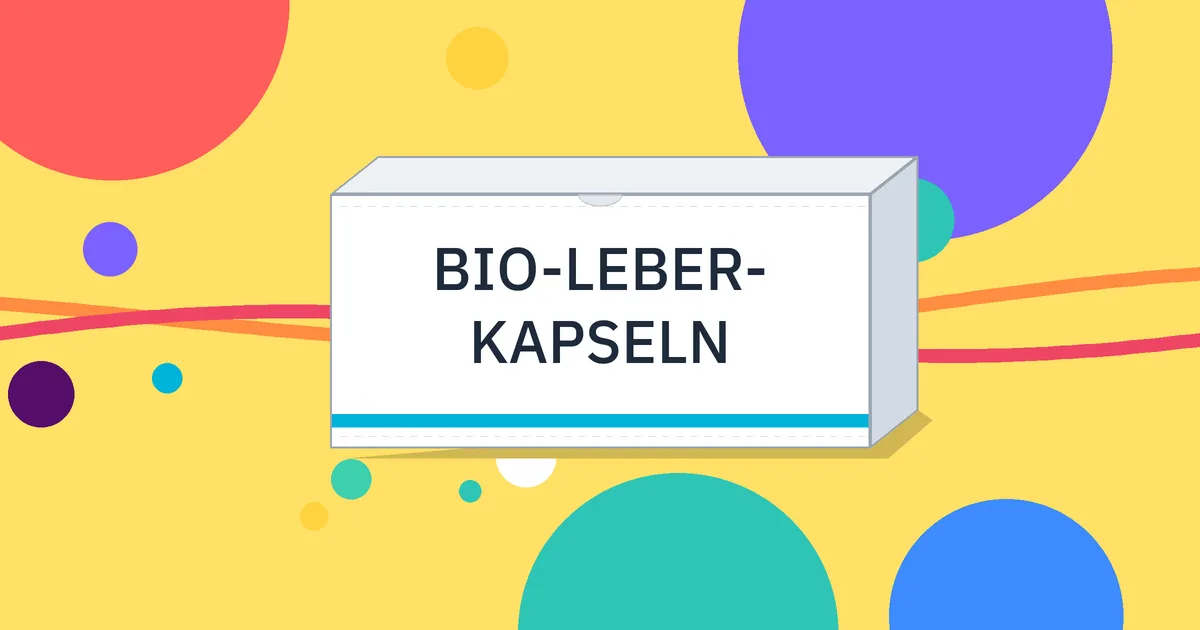 Symbolbild: Packung mit der Aufschrift BIO-LEBER-KAPSELN (PZN 11137067) – Verfügbarkeit und Bezug in Apotheken in Frankfurt am Main