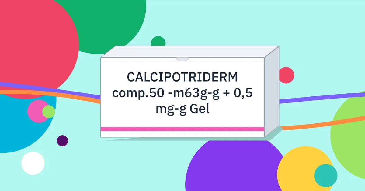 Symbolbild: Packung mit der Aufschrift CALCIPOTRIDERM comp.50 -m63g-g + 0,5 mg-g Gel (PZN 16763757) – Verfügbarkeit und Bezug in Apotheken in Frankfurt am Main
