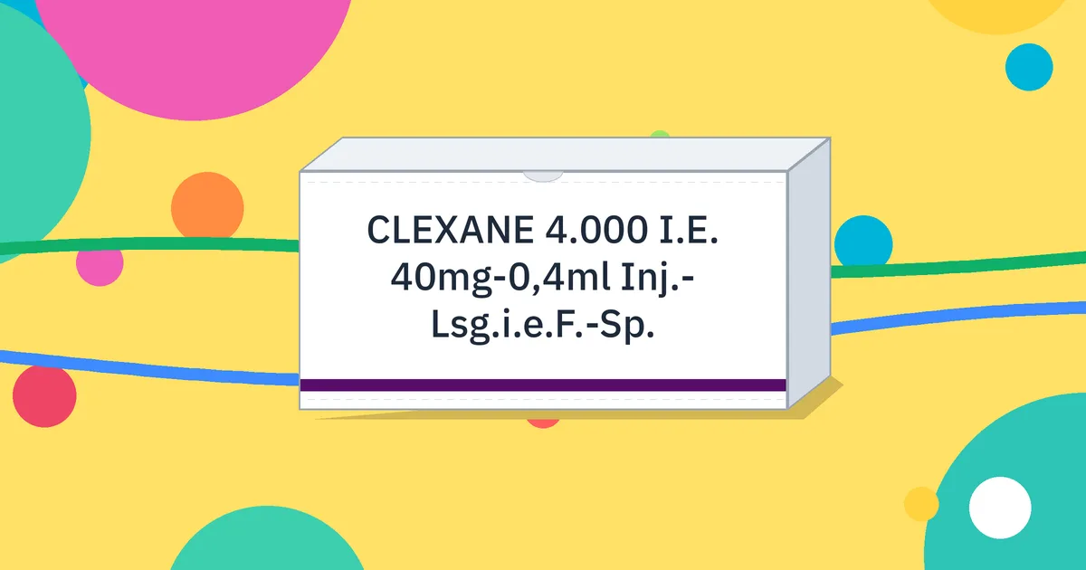 Symbolbild: Packung mit der Aufschrift CLEXANE 4.000 I.E. 40mg-0,4ml Inj.-Lsg.i.e.F.-Sp. (PZN 16770378) – Verfügbarkeit und Bezug in Apotheken in Frankfurt am Main