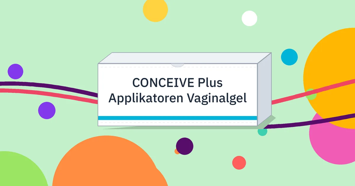 Symbolbild: Packung mit der Aufschrift CONCEIVE Plus Applikatoren Vaginalgel (PZN 00479190) – Verfügbarkeit und Bezug in Apotheken in Frankfurt am Main