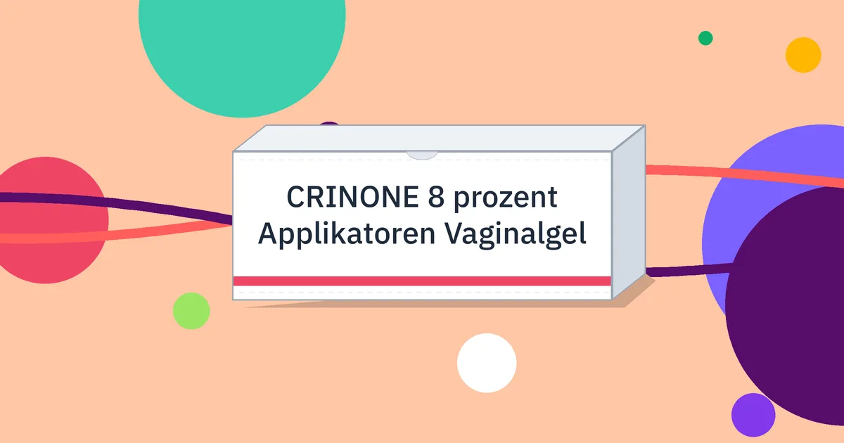 Symbolbild: Packung mit der Aufschrift CRINONE 8 prozent Applikatoren Vaginalgel (PZN 01715936) – Verfügbarkeit und Bezug in Apotheken in Frankfurt am Main