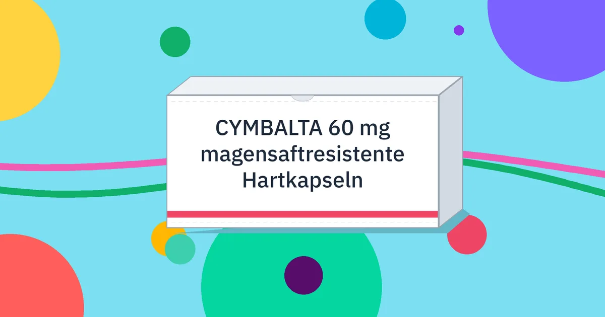 Symbolbild: Packung mit der Aufschrift CYMBALTA 60 mg magensaftresistente Hartkapseln (PZN 00403531) – Verfügbarkeit und Bezug in Apotheken in Frankfurt am Main