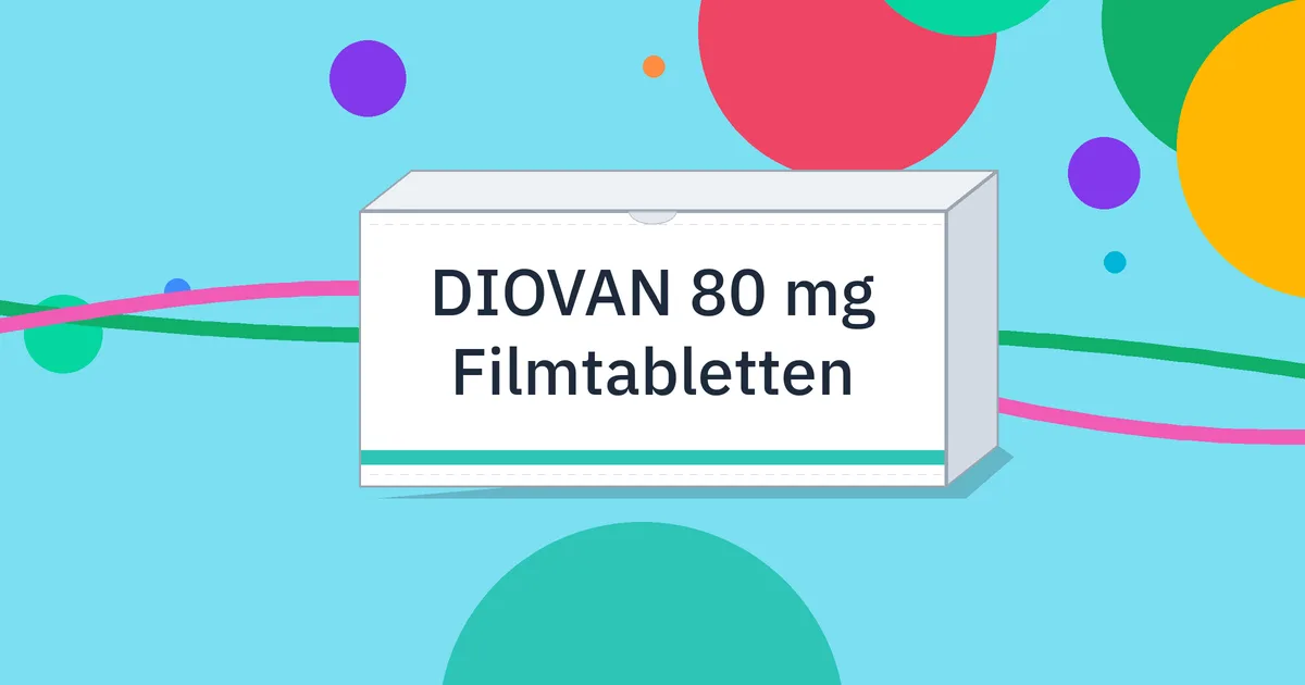 Symbolbild: Packung mit der Aufschrift DIOVAN 80 mg Filmtabletten (PZN 15735061) – Verfügbarkeit und Bezug in Apotheken in Frankfurt am Main