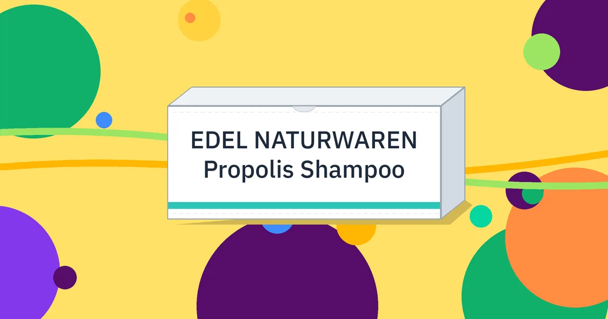 Symbolbild: Packung mit der Aufschrift EDEL NATURWAREN Propolis Shampoo (PZN 18019626) – Verfügbarkeit und Bezug in Apotheken in Frankfurt am Main