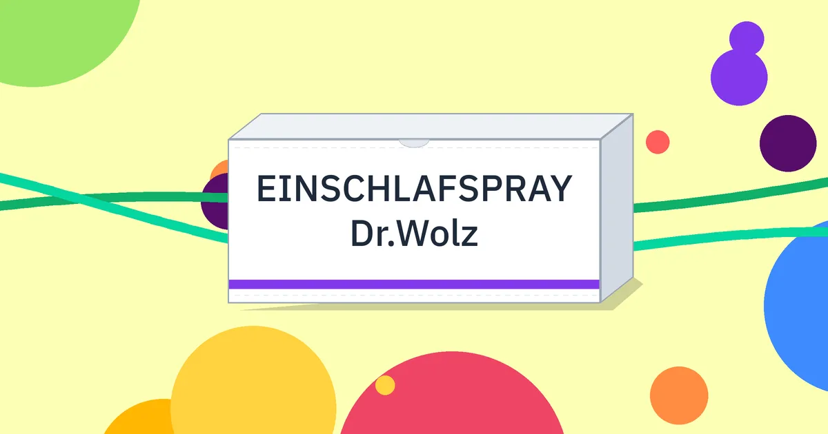 Symbolbild: Packung mit der Aufschrift EINSCHLAFSPRAY Dr.Wolz (PZN 17396060) – Verfügbarkeit und Bezug in Apotheken in Frankfurt am Main