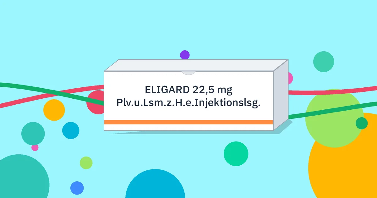 Symbolbild: Packung mit der Aufschrift ELIGARD 22,5 mg Plv.u.Lsm.z.H.e.Injektionslsg. (PZN 11306452) – Verfügbarkeit und Bezug in Apotheken in Frankfurt am Main