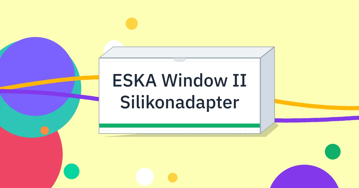 Symbolbild: Packung mit der Aufschrift ESKA Window II Silikonadapter (PZN 10296616) – Verfügbarkeit und Bezug in Apotheken in Frankfurt am Main