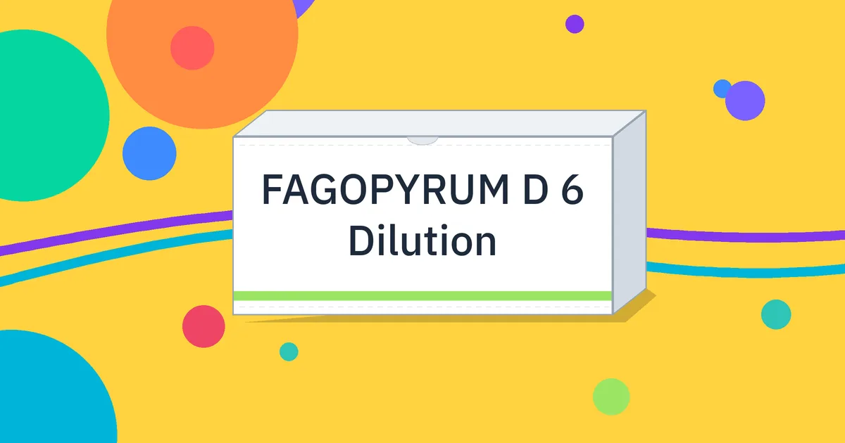 Symbolbild: Packung mit der Aufschrift FAGOPYRUM D 6 Dilution (PZN 04216926) – Verfügbarkeit und Bezug in Apotheken in Frankfurt am Main