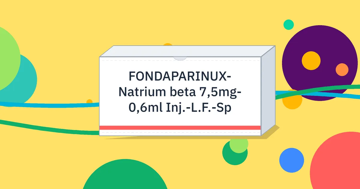 Symbolbild: Packung mit der Aufschrift FONDAPARINUX-Natrium beta 7,5mg-0,6ml Inj.-L.F.-Sp (PZN 09225048) – Verfügbarkeit und Bezug in Apotheken in Frankfurt am Main
