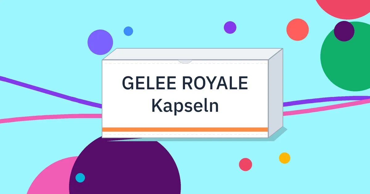 Symbolbild: Packung mit der Aufschrift GELEE ROYALE Kapseln (PZN 06647659) – Verfügbarkeit und Bezug in Apotheken in Frankfurt am Main