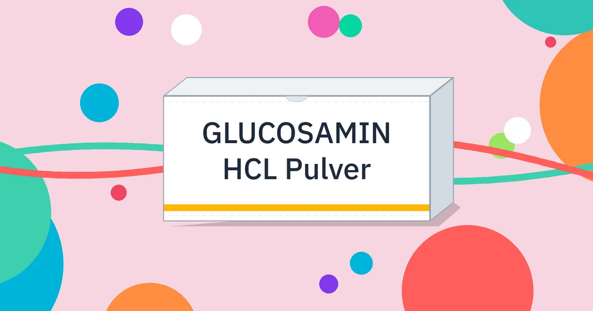 Symbolbild: Packung mit der Aufschrift GLUCOSAMIN HCL Pulver (PZN 16839331) – Verfügbarkeit und Bezug in Apotheken in Frankfurt am Main