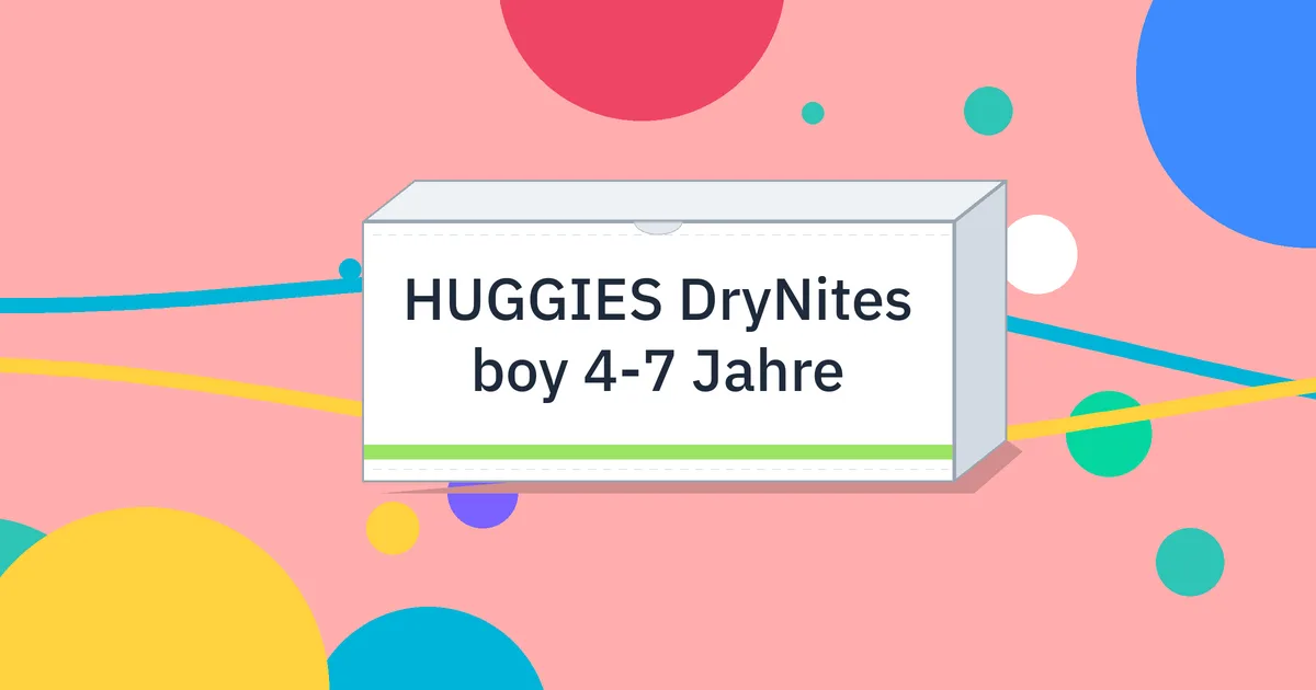 Symbolbild: Packung mit der Aufschrift HUGGIES DryNites boy 4-7 Jahre (PZN 05360111) – Verfügbarkeit und Bezug in Apotheken in Frankfurt am Main