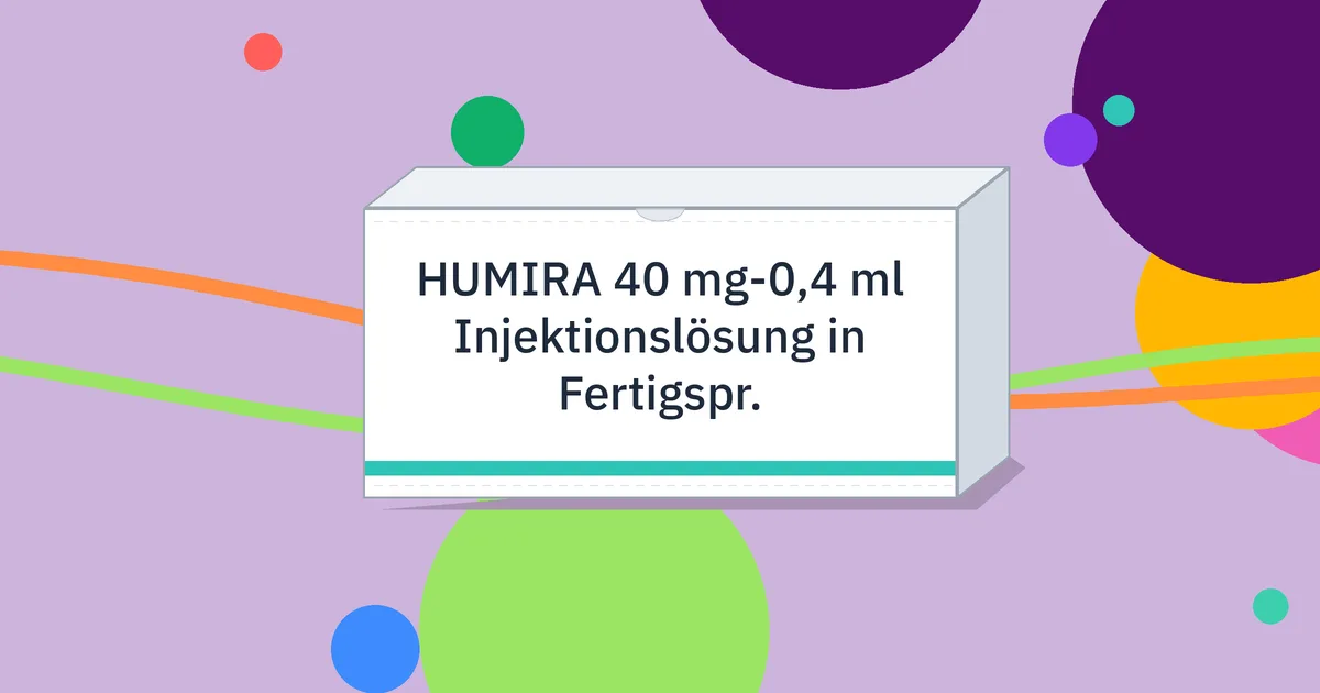 Symbolbild: Packung mit der Aufschrift HUMIRA 40 mg-0,4 ml Injektionslösung in Fertigspr. (PZN 12504728) – Verfügbarkeit und Bezug in Apotheken in Frankfurt am Main