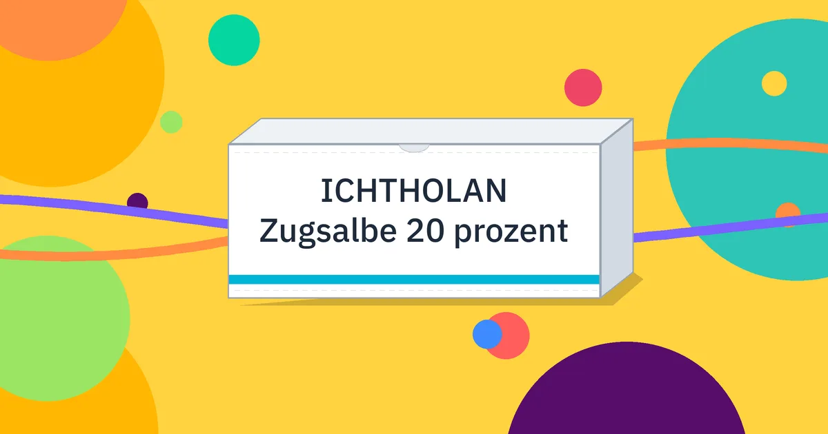 Symbolbild: Packung mit der Aufschrift ICHTHOLAN Zugsalbe 20 prozent (PZN 19093926) – Verfügbarkeit und Bezug in Apotheken in Frankfurt am Main