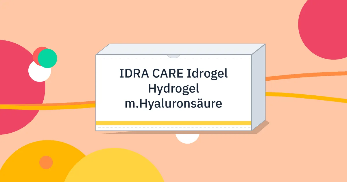 Symbolbild: Packung mit der Aufschrift IDRA CARE Idrogel Hydrogel m.Hyaluronsäure (PZN 17390956) – Verfügbarkeit und Bezug in Apotheken in Frankfurt am Main