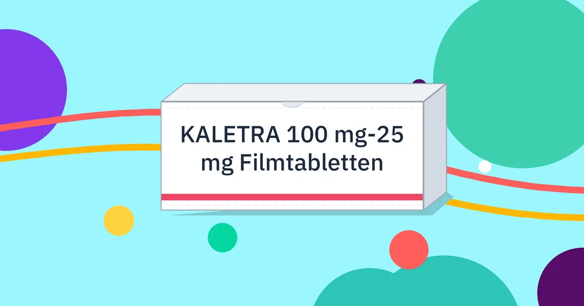 Symbolbild: Packung mit der Aufschrift KALETRA 100 mg-25 mg Filmtabletten (PZN 00865711) – Verfügbarkeit und Bezug in Apotheken in Frankfurt am Main