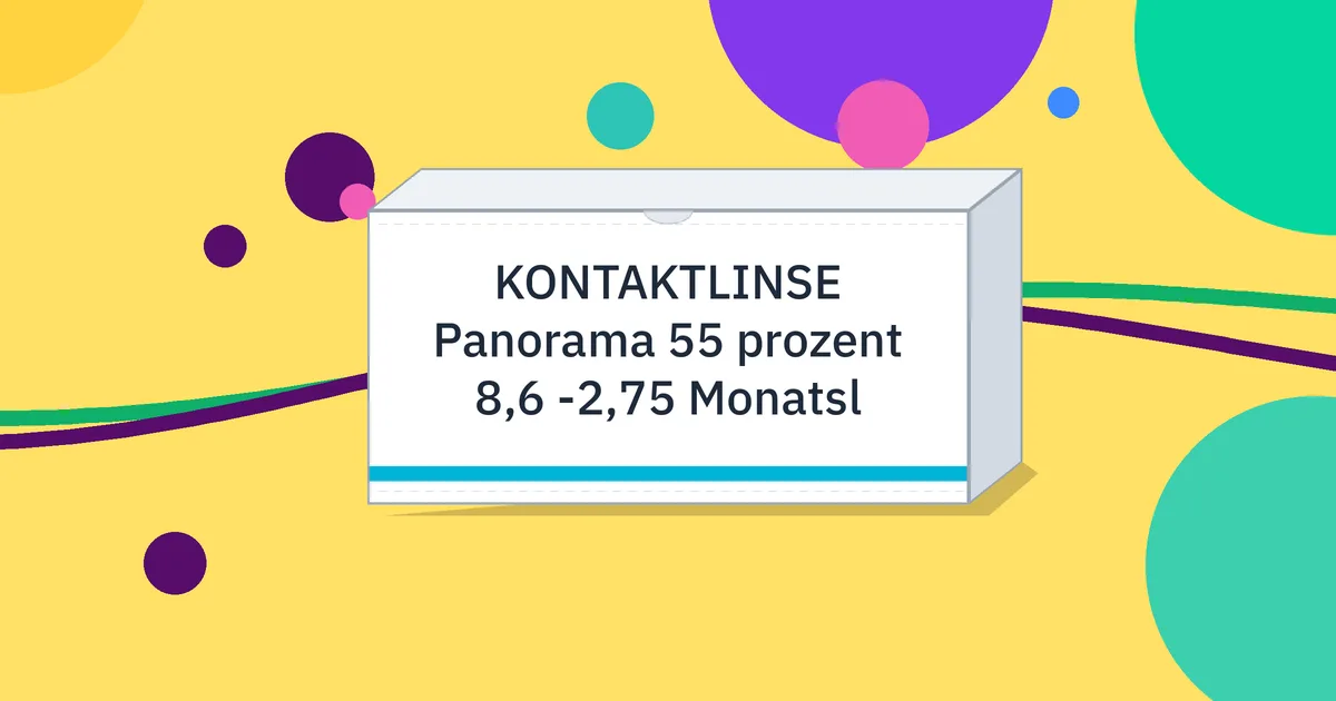 Symbolbild: Packung mit der Aufschrift KONTAKTLINSE Panorama 55 prozent 8,6 -2,75 Monatsl (PZN 00817706) – Verfügbarkeit und Bezug in Apotheken in Frankfurt am Main