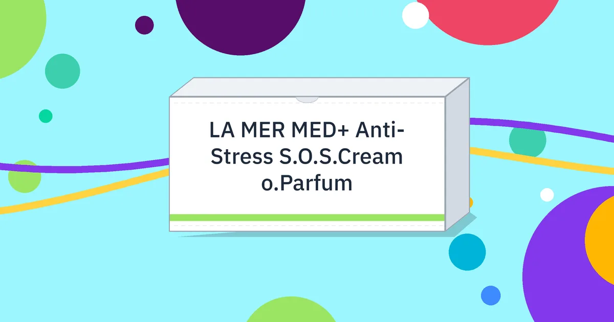 Symbolbild: Packung mit der Aufschrift LA MER MED+ Anti-Stress S.O.S.Cream o.Parfum (PZN 20571992) – Verfügbarkeit und Bezug in Apotheken in Frankfurt am Main
