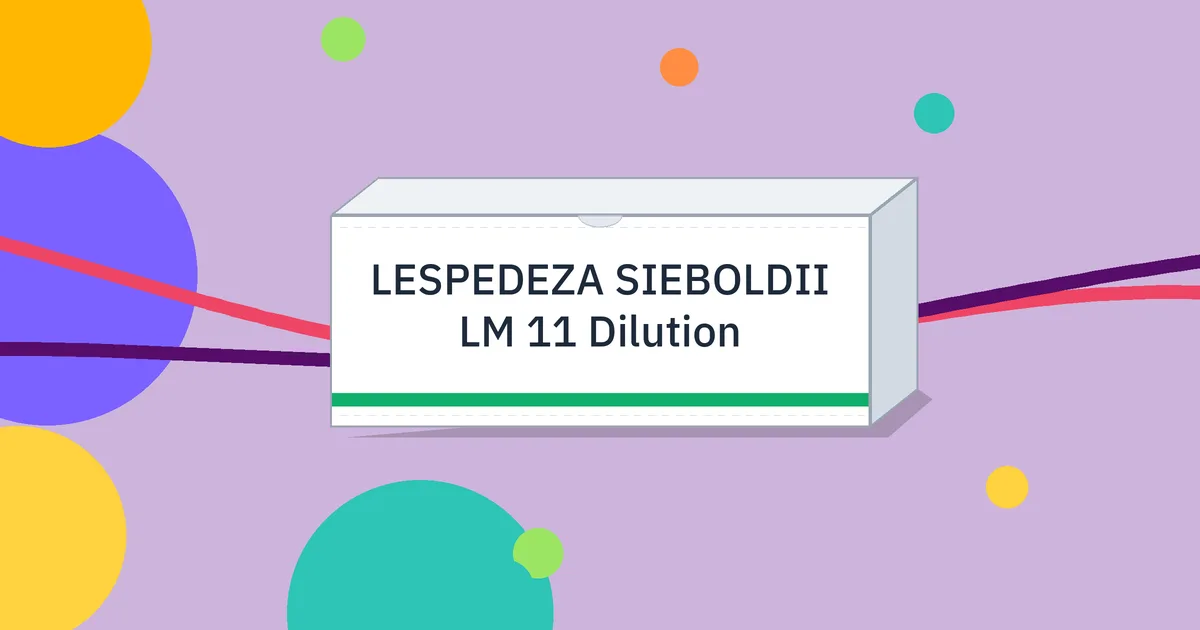 Symbolbild: Packung mit der Aufschrift LESPEDEZA SIEBOLDII LM 11 Dilution (PZN 13527766) – Verfügbarkeit und Bezug in Apotheken in Frankfurt am Main