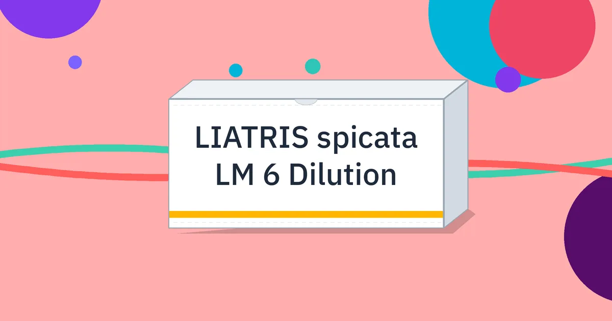 Symbolbild: Packung mit der Aufschrift LIATRIS spicata LM 6 Dilution (PZN 13528659) – Verfügbarkeit und Bezug in Apotheken in Frankfurt am Main