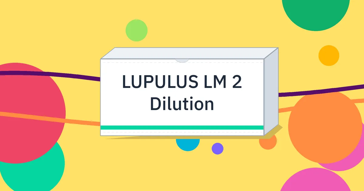 Symbolbild: Packung mit der Aufschrift LUPULUS LM 2 Dilution (PZN 12934245) – Verfügbarkeit und Bezug in Apotheken in Frankfurt am Main