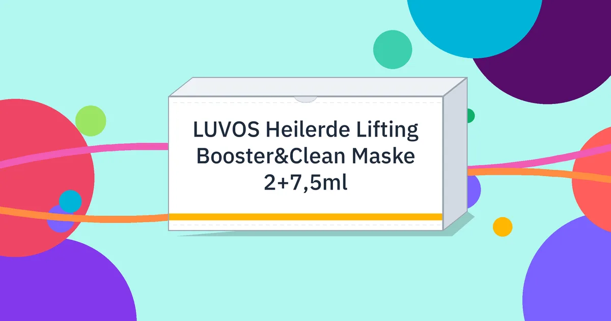 Symbolbild: Packung mit der Aufschrift LUVOS Heilerde Lifting Booster&Clean Maske 2+7,5ml (PZN 15995879) – Verfügbarkeit und Bezug in Apotheken in Frankfurt am Main