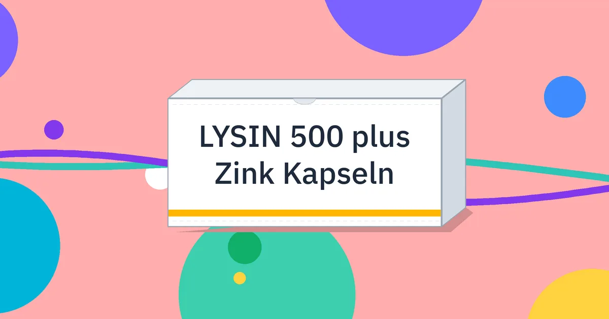 Symbolbild: Packung mit der Aufschrift LYSIN 500 plus Zink Kapseln (PZN 16684940) – Verfügbarkeit und Bezug in Apotheken in Frankfurt am Main