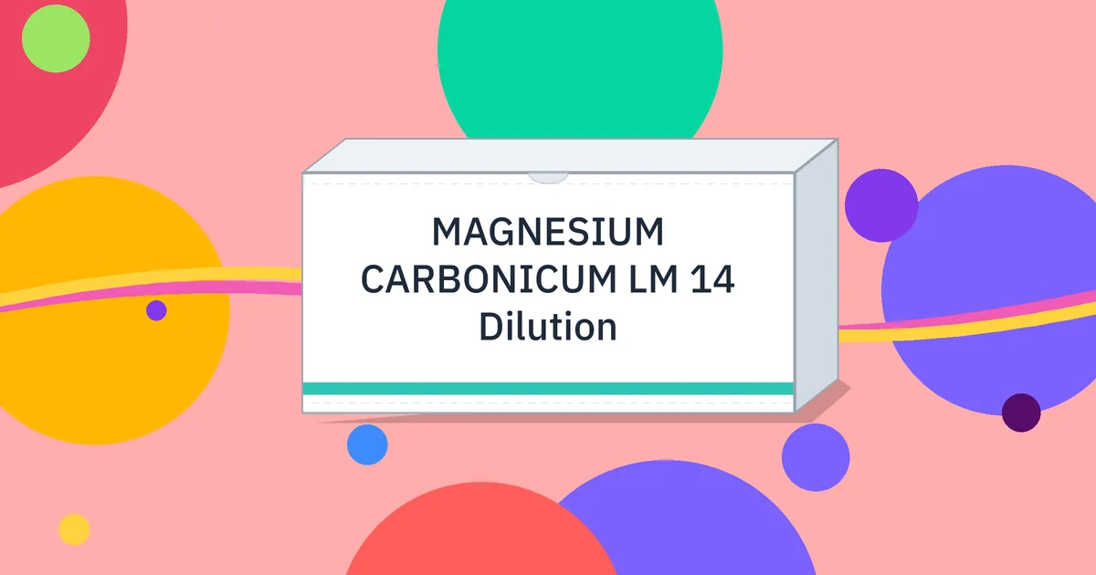 Symbolbild: Packung mit der Aufschrift MAGNESIUM CARBONICUM LM 14 Dilution (PZN 12937031) – Verfügbarkeit und Bezug in Apotheken in Frankfurt am Main