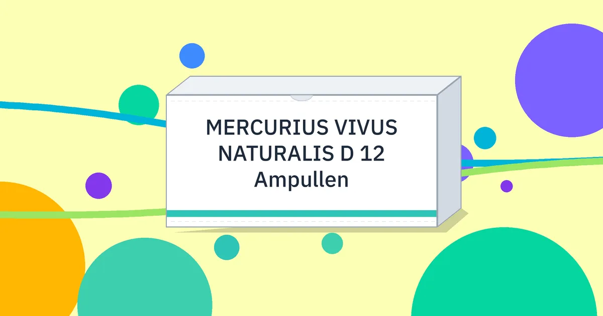 Symbolbild: Packung mit der Aufschrift MERCURIUS VIVUS NATURALIS D 12 Ampullen (PZN 02745951) – Verfügbarkeit und Bezug in Apotheken in Frankfurt am Main