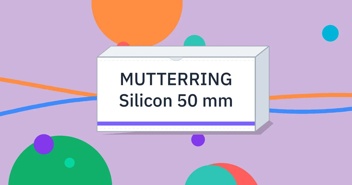 Symbolbild: Packung mit der Aufschrift MUTTERRING Silicon 50 mm (PZN 00612482) – Verfügbarkeit und Bezug in Apotheken in Frankfurt am Main