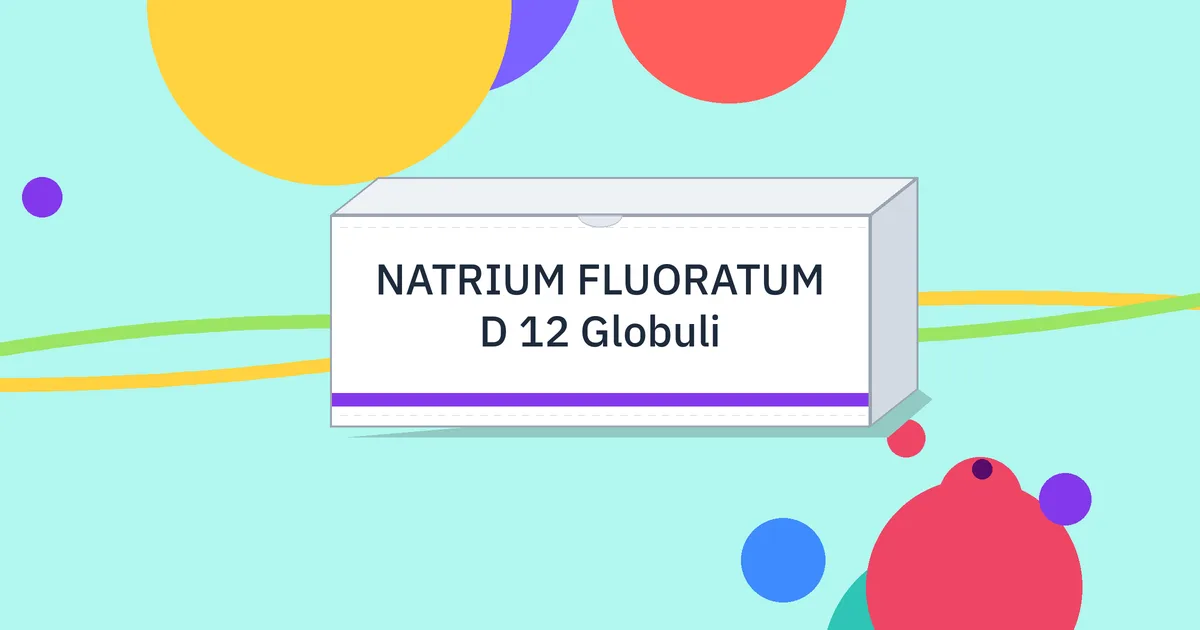 Symbolbild: Packung mit der Aufschrift NATRIUM FLUORATUM D 12 Globuli (PZN 07596504) – Verfügbarkeit und Bezug in Apotheken in Frankfurt am Main