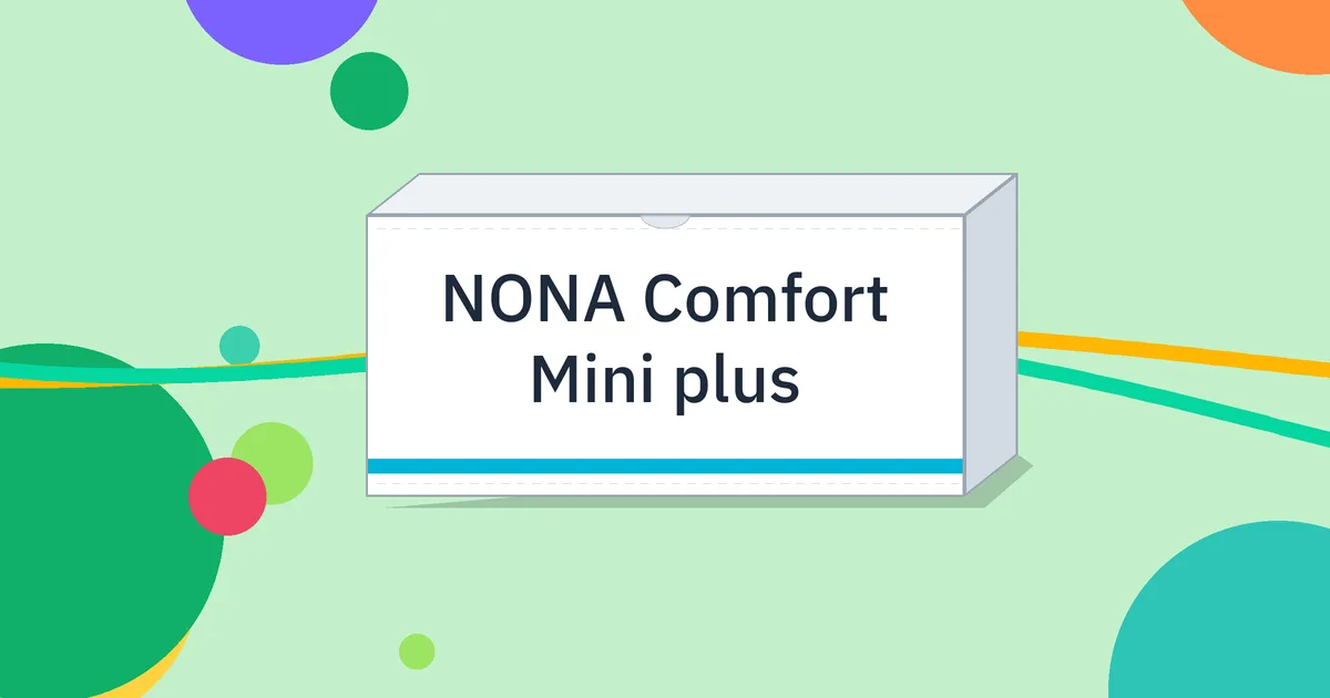 Symbolbild: Packung mit der Aufschrift NONA Comfort Mini plus (PZN 12538271) – Verfügbarkeit und Bezug in Apotheken in Frankfurt am Main