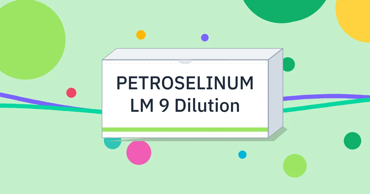 Symbolbild: Packung mit der Aufschrift PETROSELINUM LM 9 Dilution (PZN 13635987) – Verfügbarkeit und Bezug in Apotheken in Frankfurt am Main
