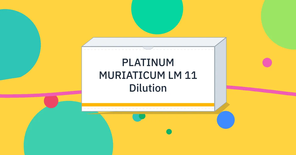 Symbolbild: Packung mit der Aufschrift PLATINUM MURIATICUM LM 11 Dilution (PZN 13648033) – Verfügbarkeit und Bezug in Apotheken in Frankfurt am Main