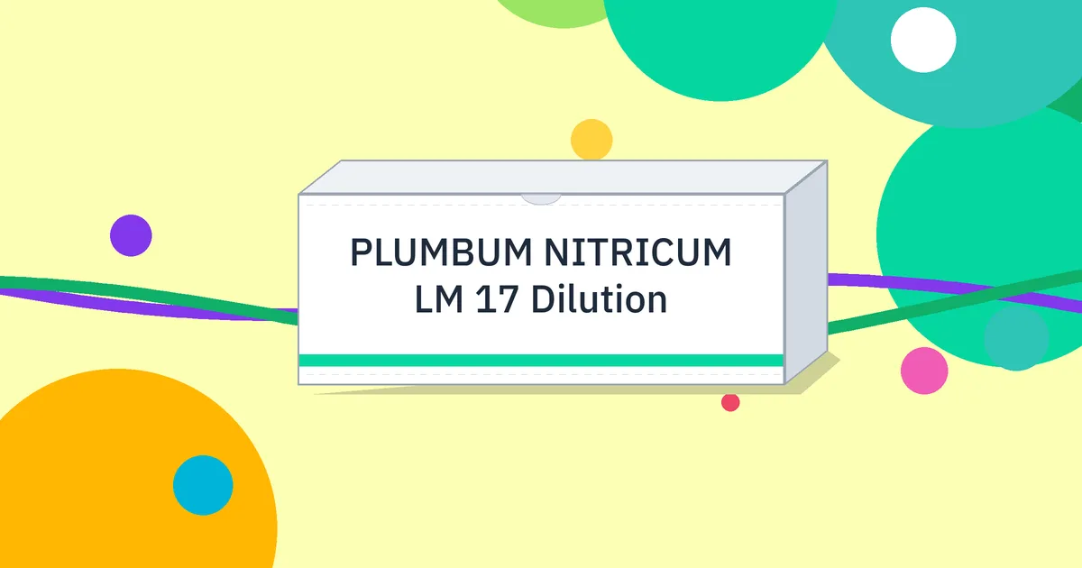 Symbolbild: Packung mit der Aufschrift PLUMBUM NITRICUM LM 17 Dilution (PZN 13042081) – Verfügbarkeit und Bezug in Apotheken in Frankfurt am Main
