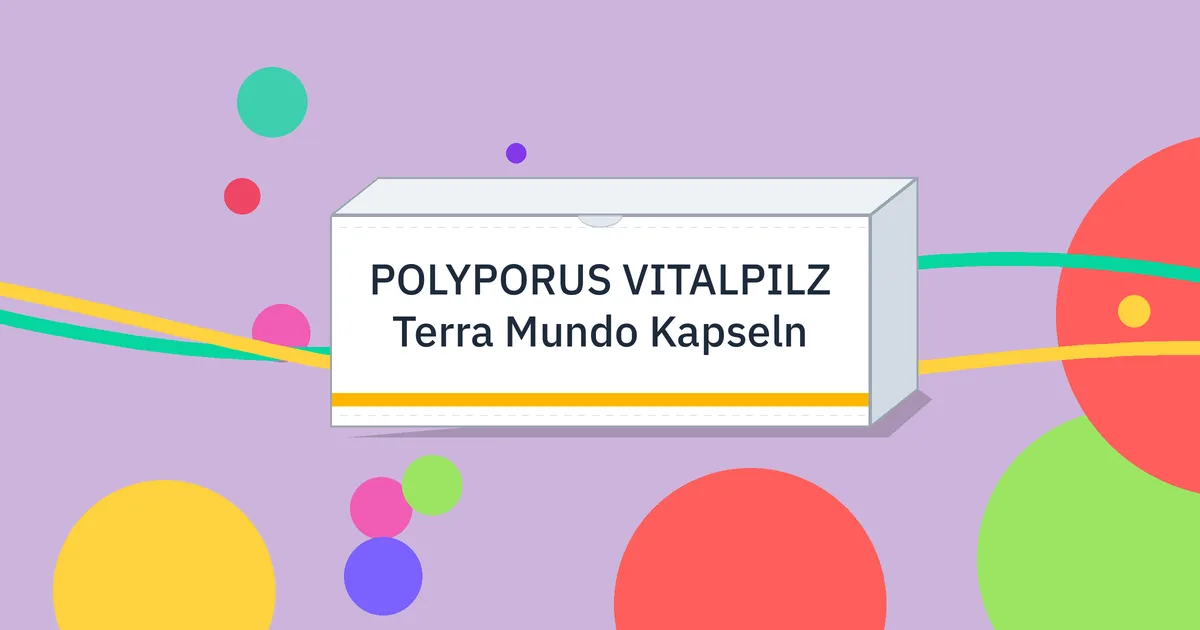 Symbolbild: Packung mit der Aufschrift POLYPORUS VITALPILZ Terra Mundo Kapseln (PZN 06581417) – Verfügbarkeit und Bezug in Apotheken in Frankfurt am Main