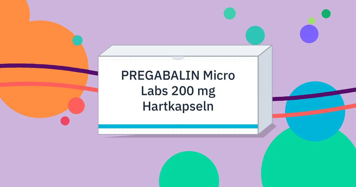 Symbolbild: Packung mit der Aufschrift PREGABALIN Micro Labs 200 mg Hartkapseln (PZN 18153862) – Verfügbarkeit und Bezug in Apotheken in Frankfurt am Main