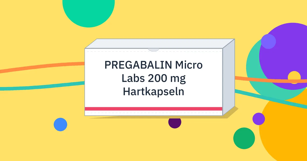 Symbolbild: Packung mit der Aufschrift PREGABALIN Micro Labs 200 mg Hartkapseln (PZN 18153796) – Verfügbarkeit und Bezug in Apotheken in Frankfurt am Main