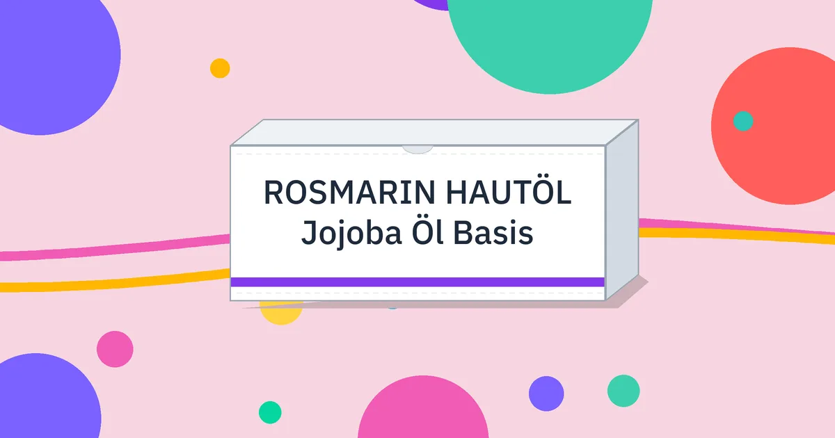 Symbolbild: Packung mit der Aufschrift ROSMARIN HAUTÖL Jojoba Öl Basis (PZN 03956874) – Verfügbarkeit und Bezug in Apotheken in Frankfurt am Main