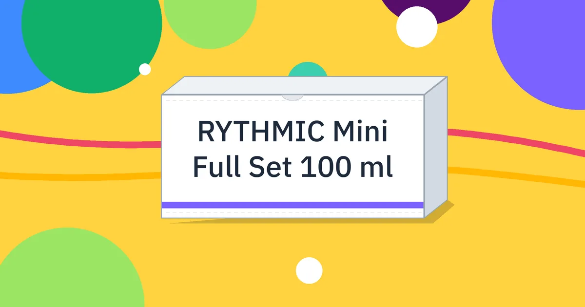 Symbolbild: Packung mit der Aufschrift RYTHMIC Mini Full Set 100 ml (PZN 20948103) – Verfügbarkeit und Bezug in Apotheken in Frankfurt am Main