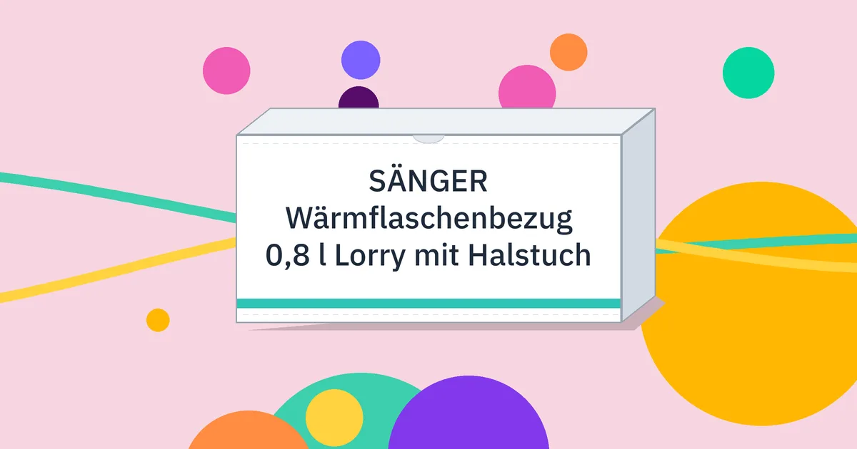 Symbolbild: Packung mit der Aufschrift SÄNGER Wärmflaschenbezug 0,8 l Lorry mit Halstuch (PZN 00254539) – Verfügbarkeit und Bezug in Apotheken in Frankfurt am Main