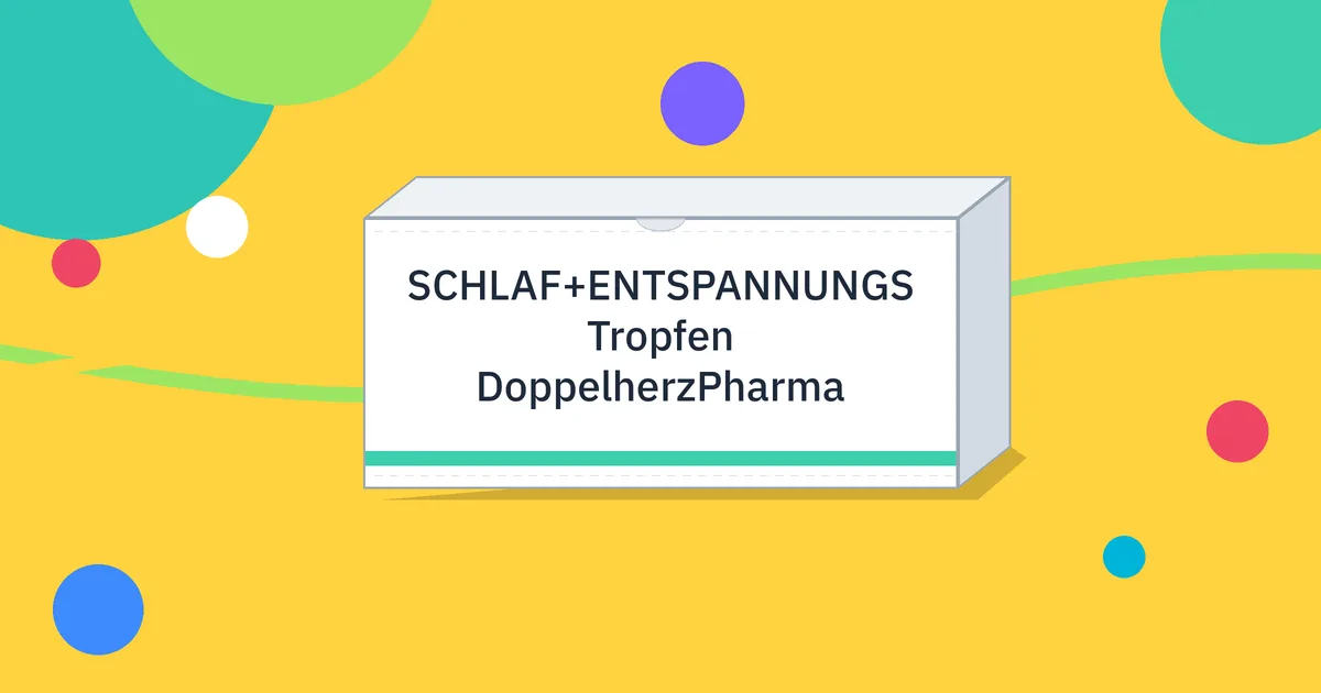 Symbolbild: Packung mit der Aufschrift SCHLAF+ENTSPANNUNGS Tropfen DoppelherzPharma (PZN 17209537) – Verfügbarkeit und Bezug in Apotheken in Frankfurt am Main
