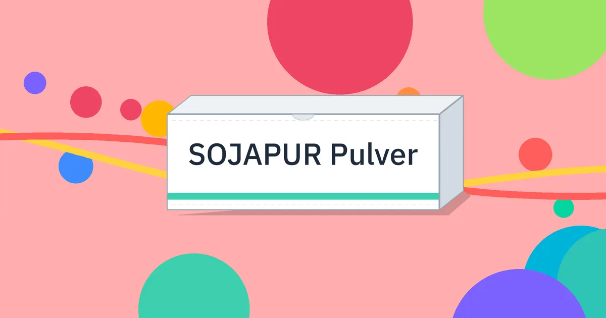 Symbolbild: Packung mit der Aufschrift SOJAPUR Pulver (PZN 00996005) – Verfügbarkeit und Bezug in Apotheken in Frankfurt am Main