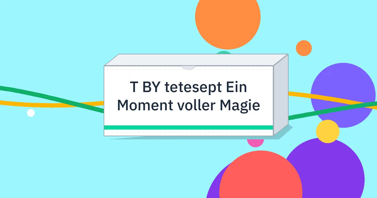 Symbolbild: Packung mit der Aufschrift T BY tetesept Ein Moment voller Magie (PZN 18032006) – Verfügbarkeit und Bezug in Apotheken in Frankfurt am Main