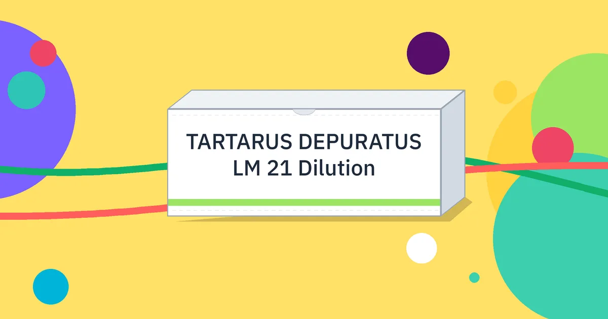 Symbolbild: Packung mit der Aufschrift TARTARUS DEPURATUS LM 21 Dilution (PZN 13688334) – Verfügbarkeit und Bezug in Apotheken in Frankfurt am Main