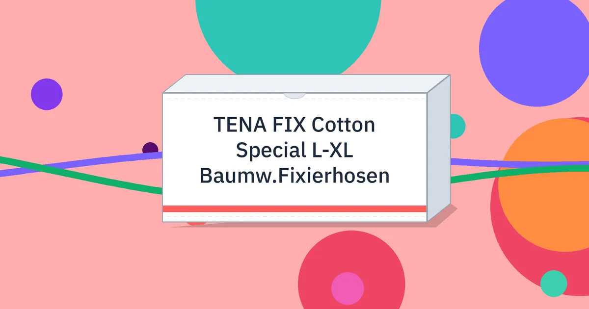 Symbolbild: Packung mit der Aufschrift TENA FIX Cotton Special L-XL Baumw.Fixierhosen (PZN 00326836) – Verfügbarkeit und Bezug in Apotheken in Frankfurt am Main
