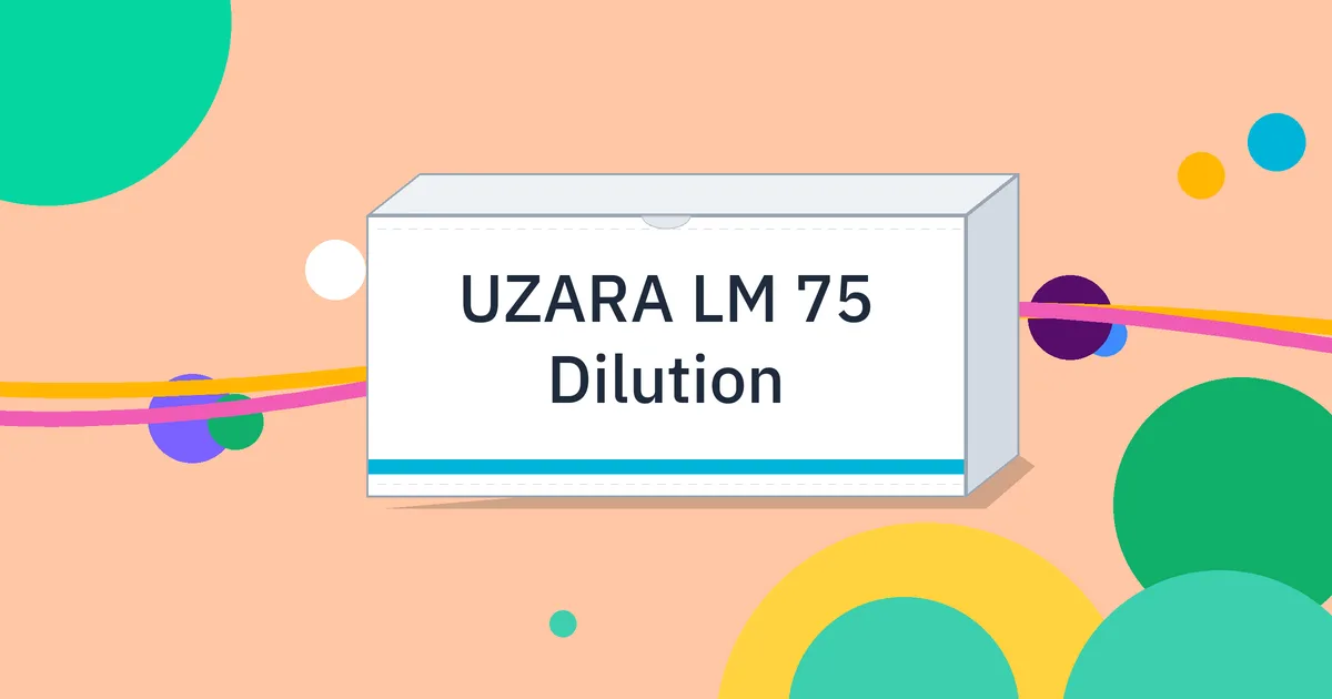 Symbolbild: Packung mit der Aufschrift UZARA LM 75 Dilution (PZN 13260406) – Verfügbarkeit und Bezug in Apotheken in Frankfurt am Main